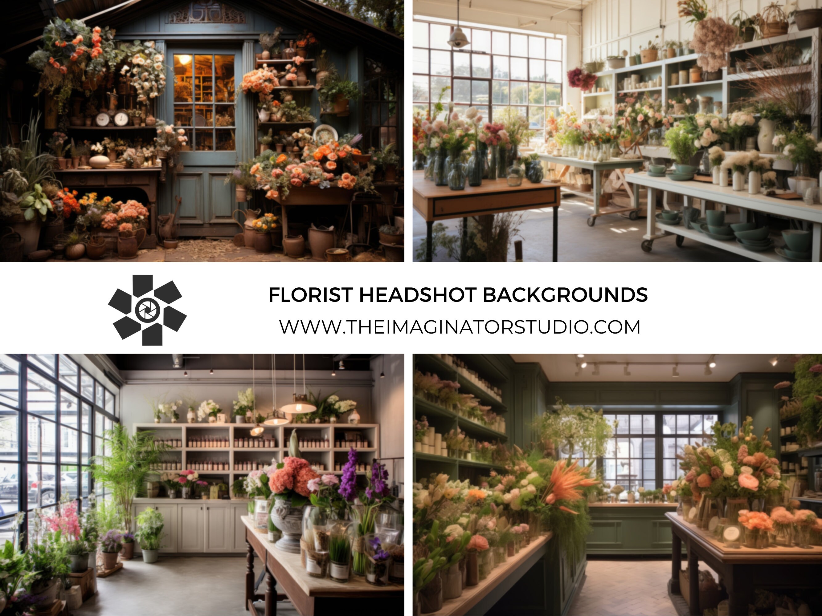 Florist Background Business Background Photography - Etsy