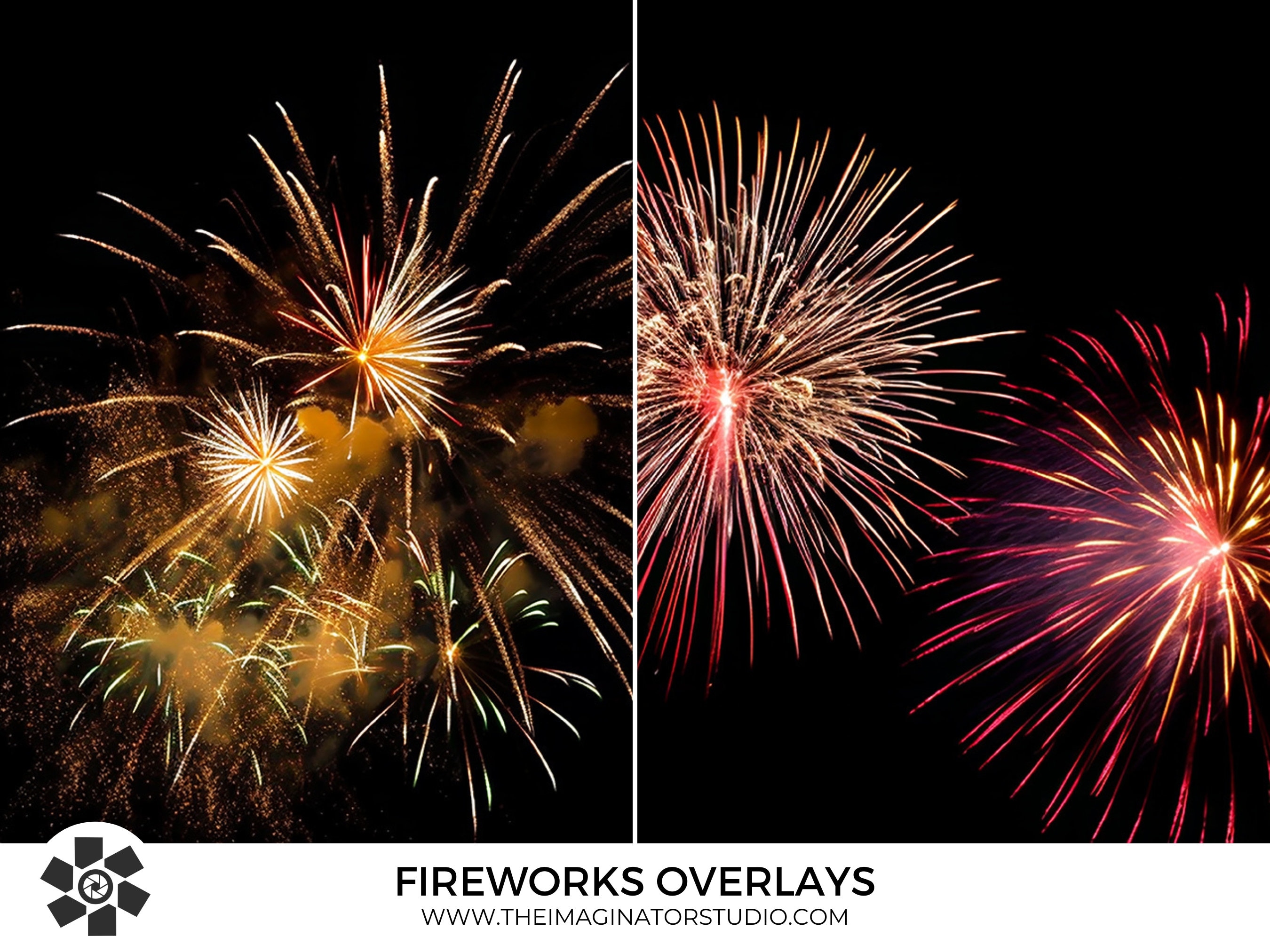 Firework Overlays | Fireworks | Light Overlay | Digital Overlay ...