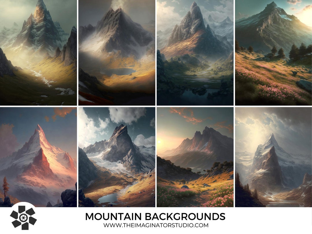 Mountain Digital Backgrounds | Digital Backdrops | Studio Backgrounds ...
