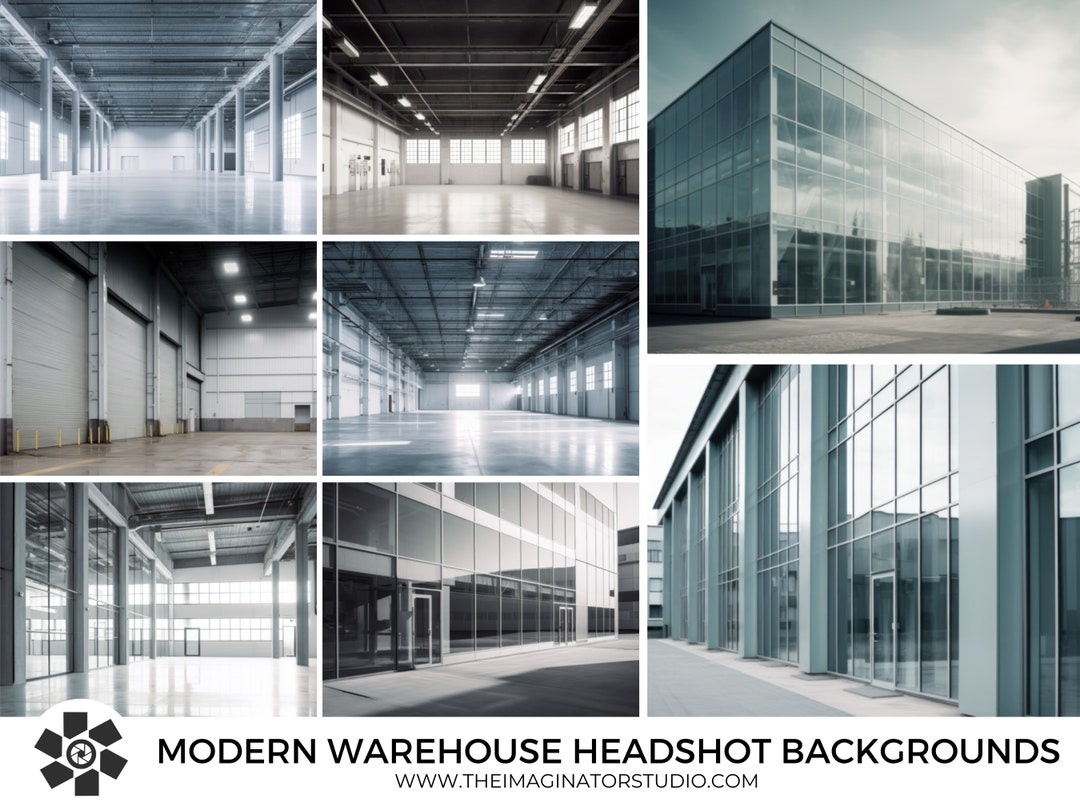 Warehouse Backgrounds | Modern Warehouse | Digital Background ...