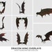 Dragon Wing Overlays | Digital Wing Overlays | Photoshop Overlays ...