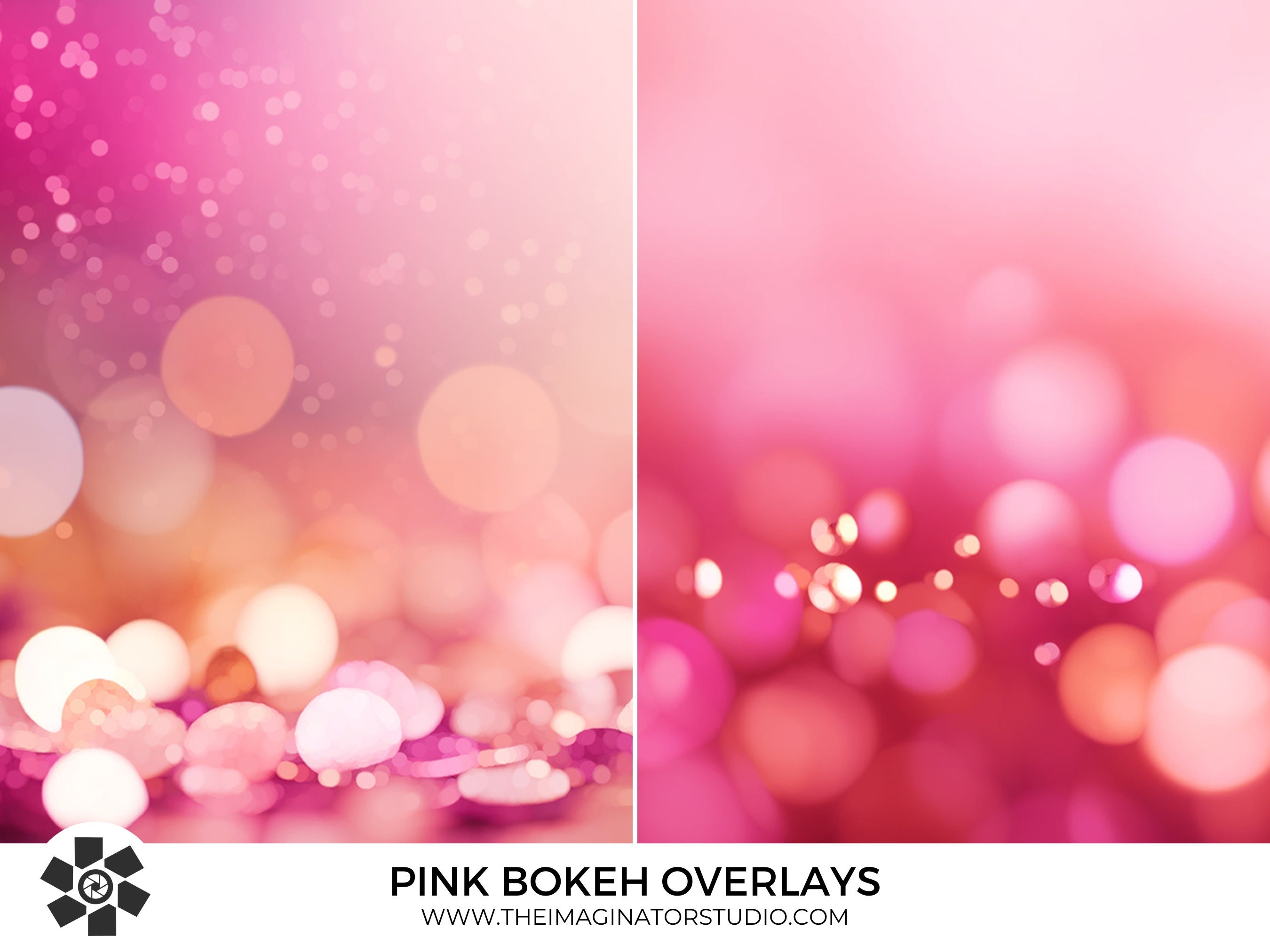Pink Bokeh Overlays | Bokeh Overlays | Pink Light Overlay | Photoshop ...