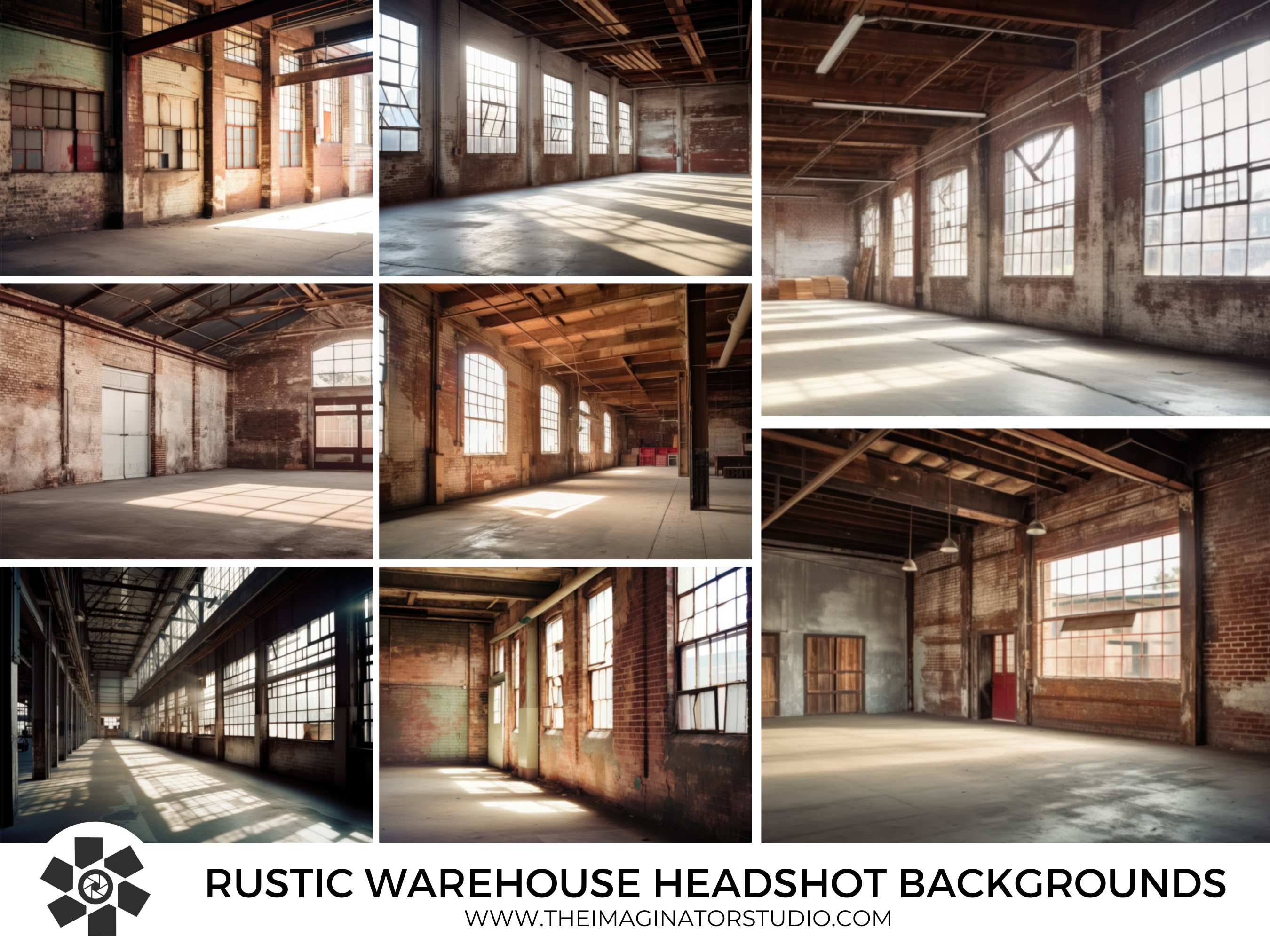 Warehouse Backgrounds | Rustic Warehouse | Digital Background ...