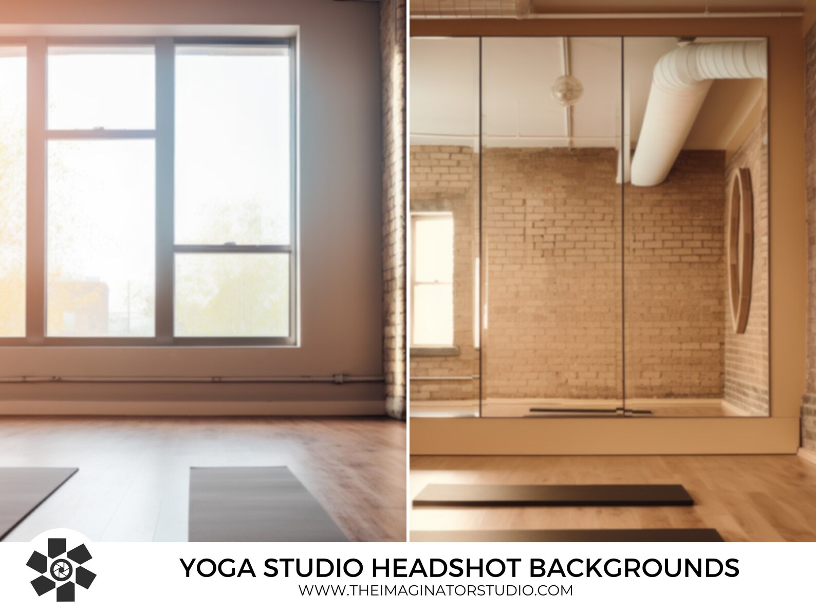 Yoga Studio Background | Yoga Background | Digital Background ...