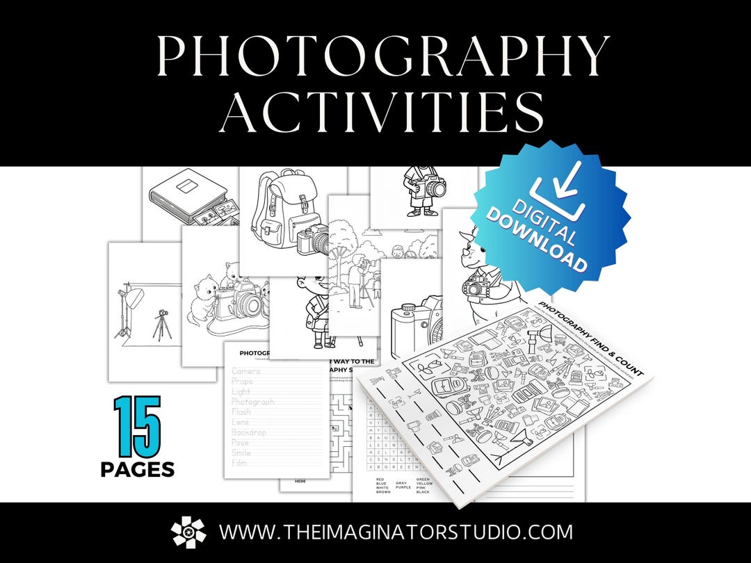 Photography Activities for Kids, Photo Studio Activity, Photo Themed ...