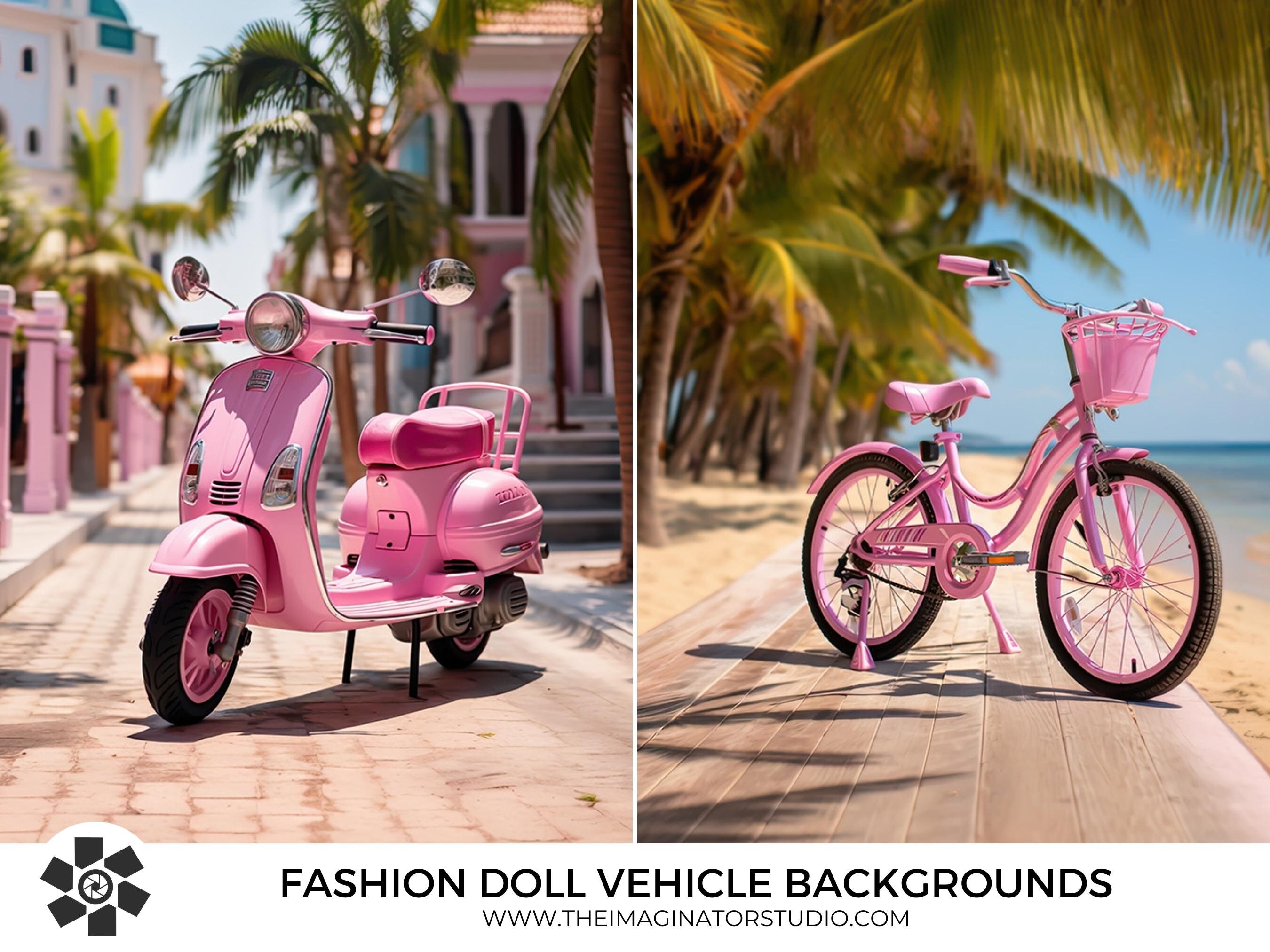 Fashion Doll Vehicle Backgrounds | Doll Backdrop| Digital Background ...