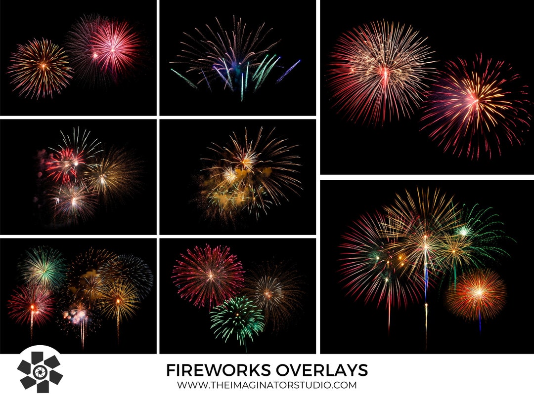 Firework Overlays | Fireworks | Light Overlay | Digital Overlay ...