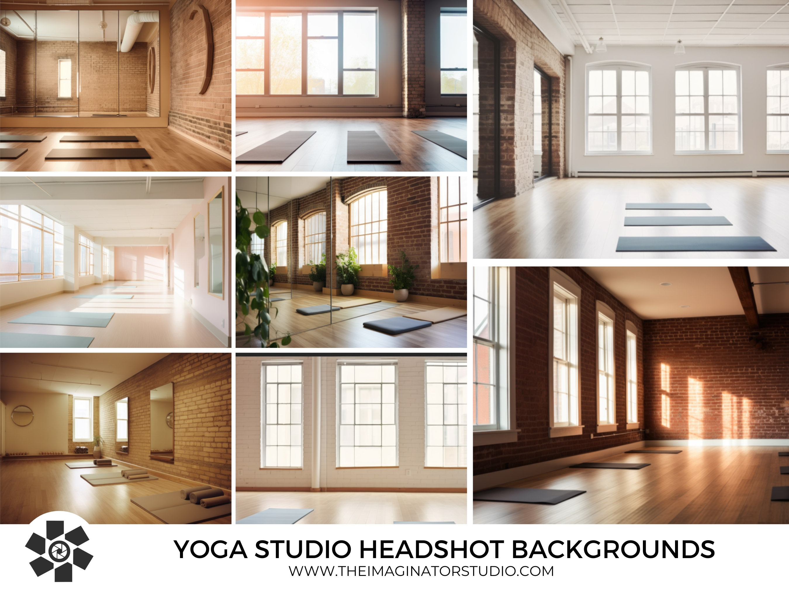 Yoga Studio Background | Yoga Background | Digital Background ...