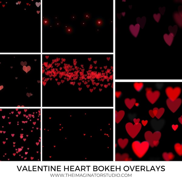 Bokeh Heart Hearts - Etsy
