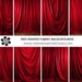 Red Draped Fabric Backgrounds | Red Curtains | Red Studio Backdrop ...