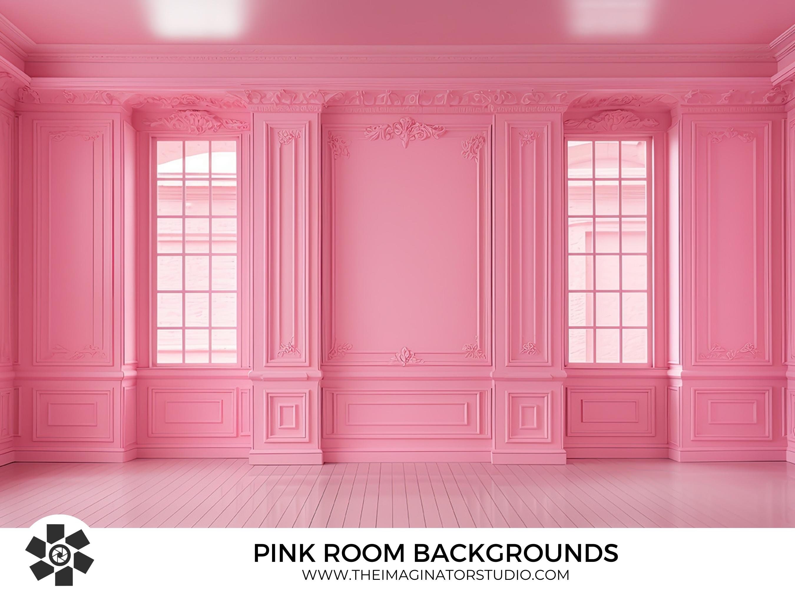 Pink Room Background | Doll Backdrop | Digital Background | Digital ...