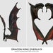 Dragon Wing Overlays Digital Wing Overlays Photoshop - Etsy