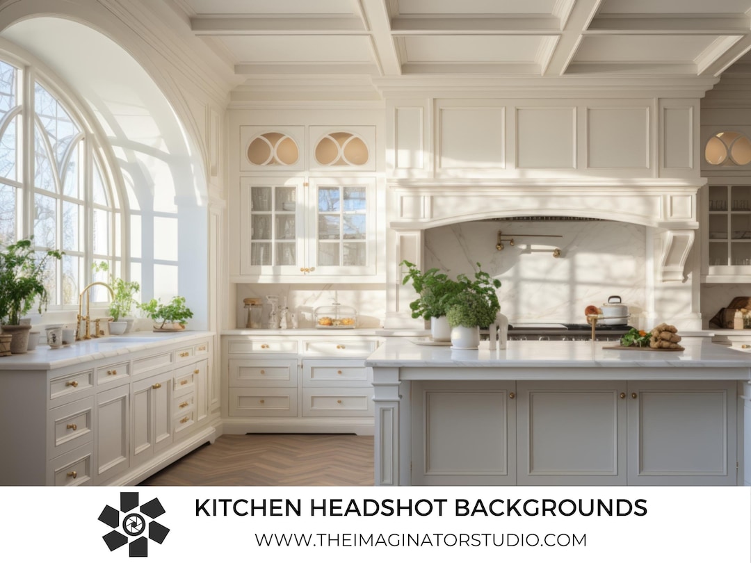 Kitchen Background | Cinematic Headshot Background | Digital Background ...