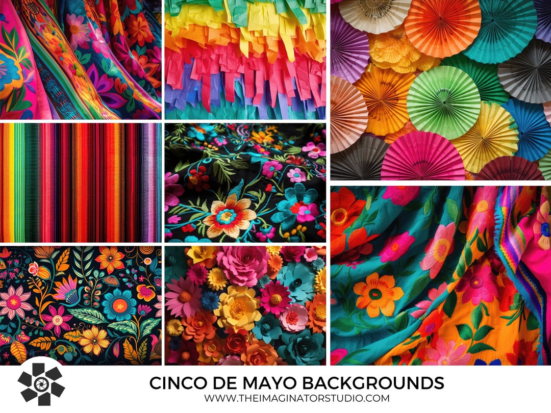 Cinco De Mayo Backgrounds | Mexican | Digital Background | Digital ...