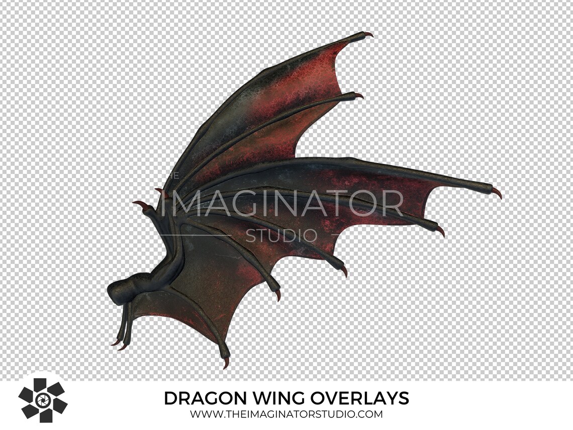 Dragon Wing Overlays | Digital Wing Overlays | Photoshop Overlays ...