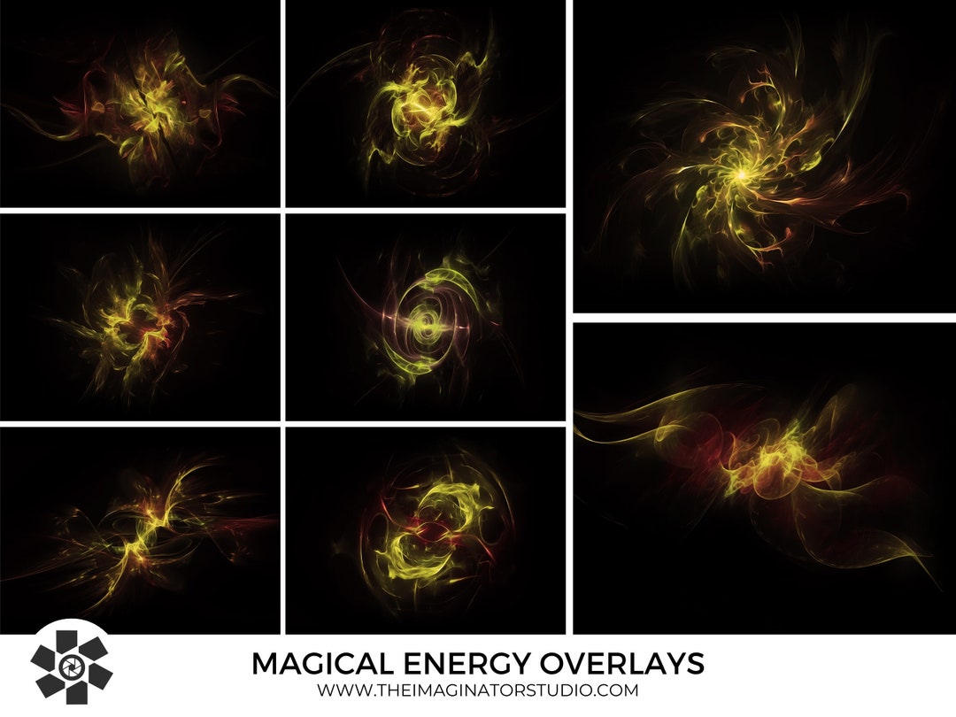 Magic Energy Overlays | Yellow Smoke Overlays | Fantasy Art | Photoshop ...