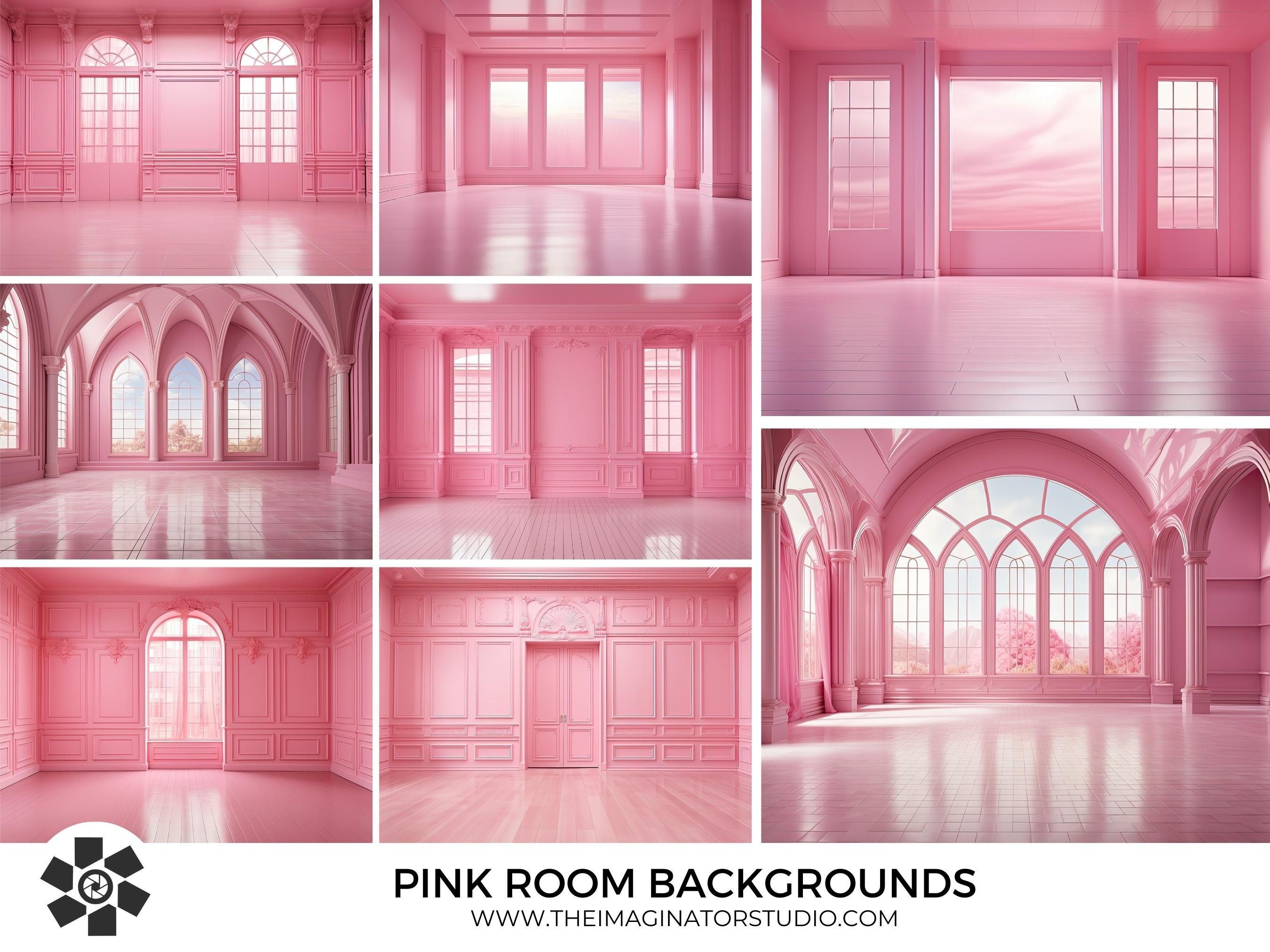 Pink Room Background | Doll Backdrop | Digital Background | Digital ...