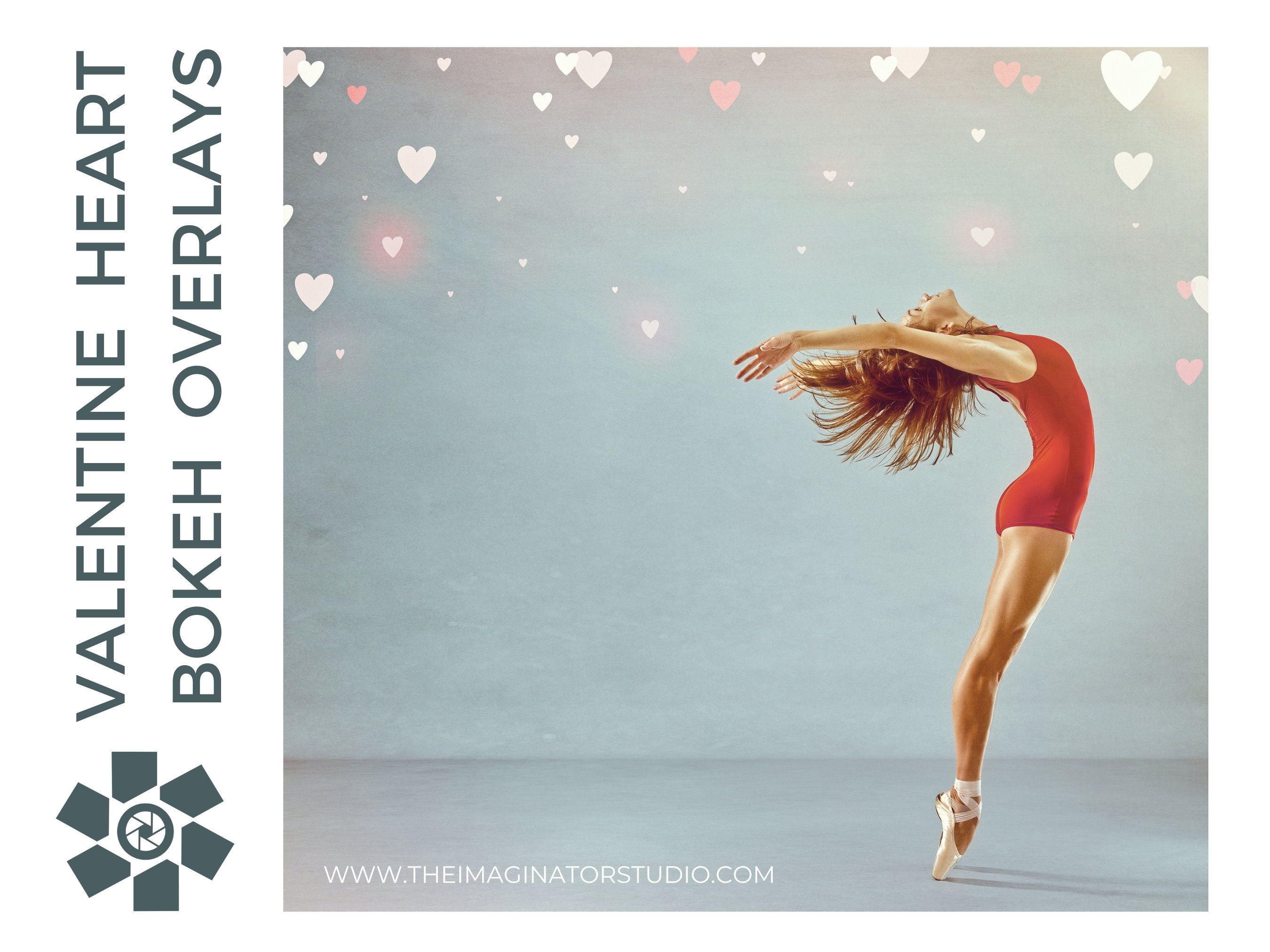 Valentine Heart Bokeh Overlays | Bokeh | Heart Overlays | Photoshop ...