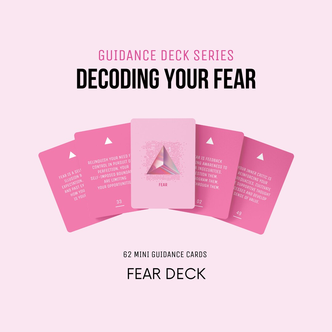 Decoding Your Fear Guidance/ Oracle Cards - Etsy