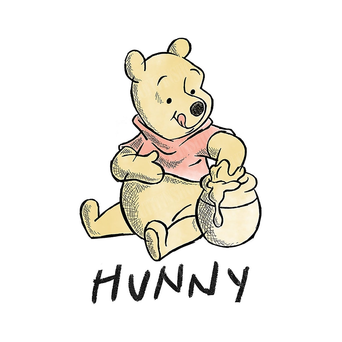 13 Disney Winnie the Pooh Hunny PNG Digital file Download | Etsy