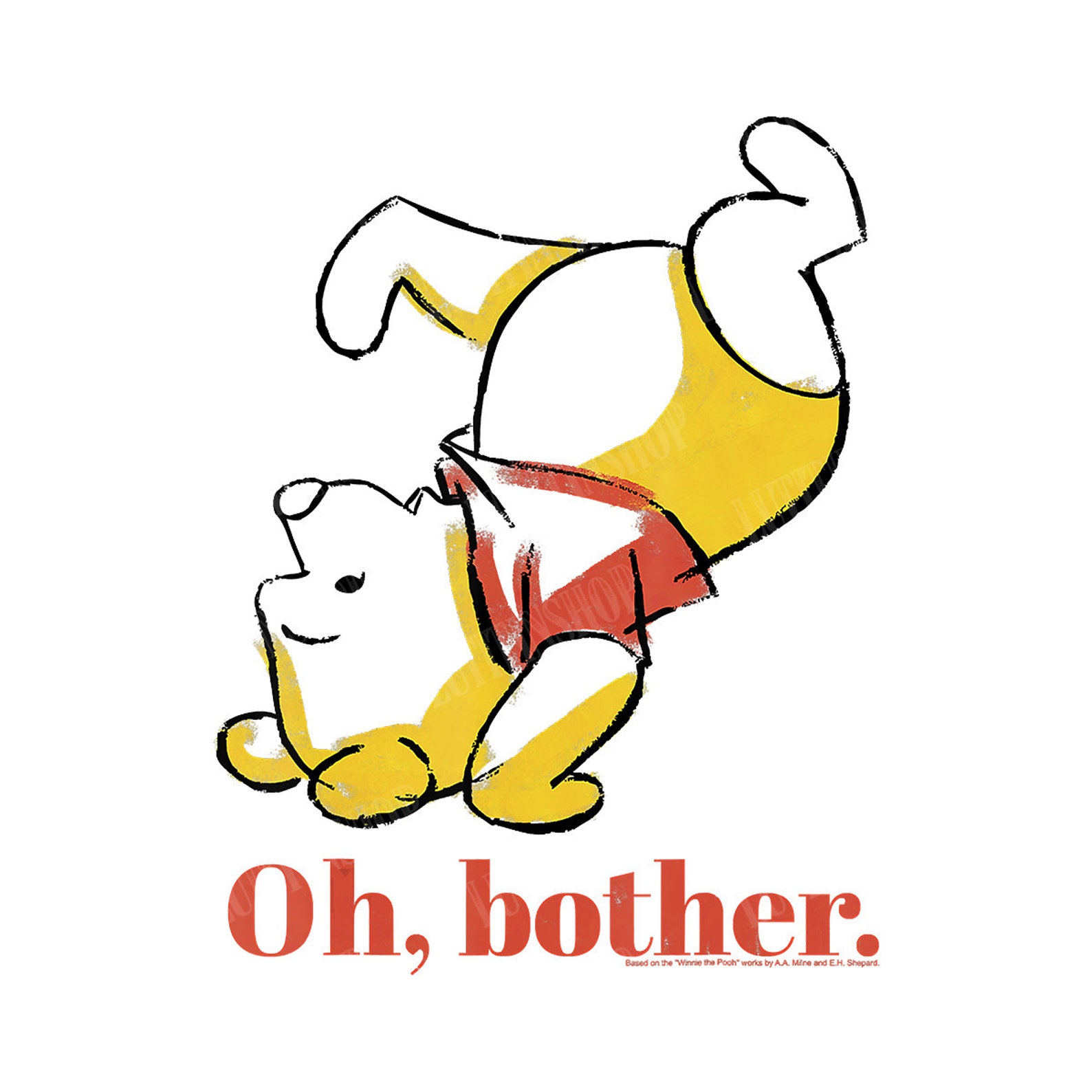 2 Disney Winnie The Pooh Oh Bother PNG Digital file Download | Etsy