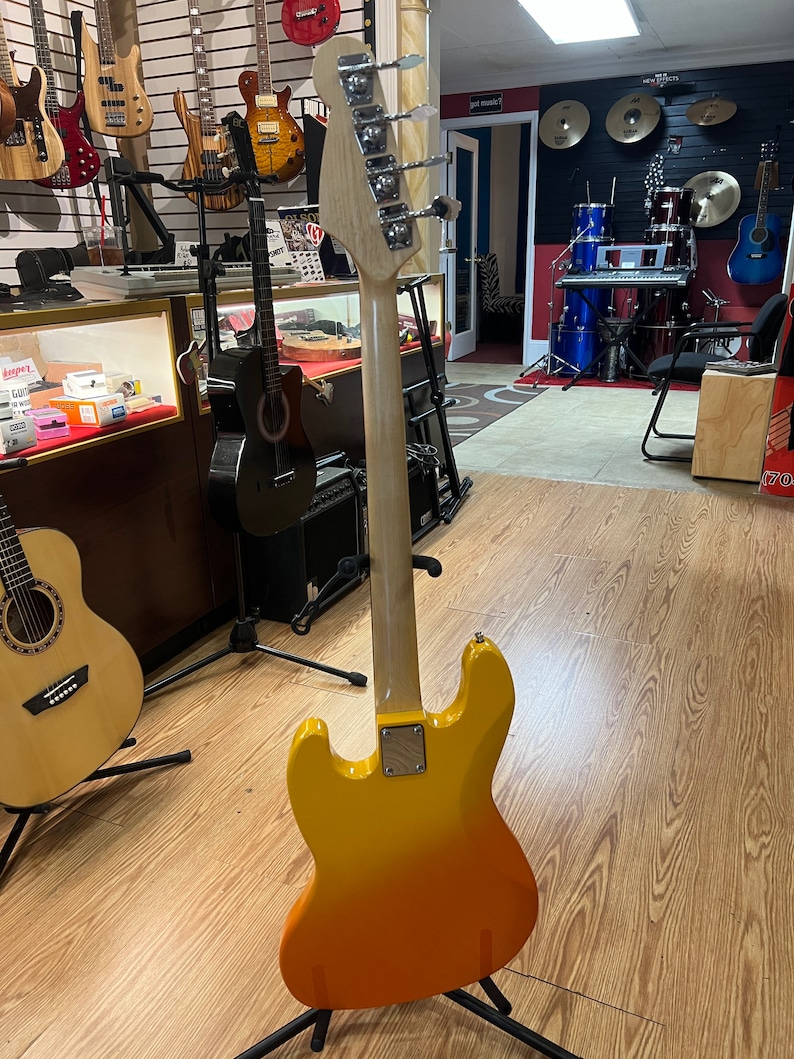 Pickard Prelude 4-string Bass in Tequila Sunrise - Etsy
