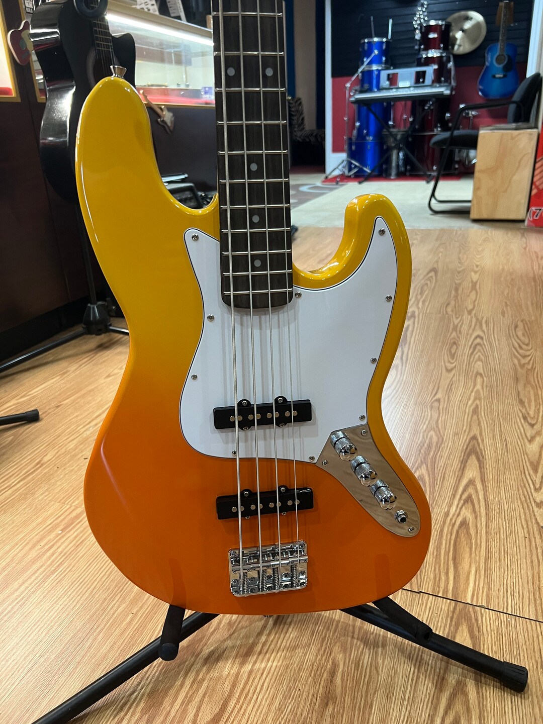 Pickard Prelude 4-string Bass in Tequila Sunrise - Etsy