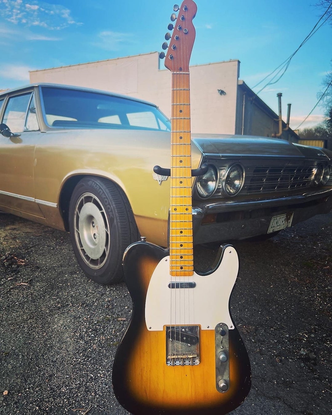 D’light Custom Guitars “cooder-caster” Pine T-style 2023 Tobacco Burst ...