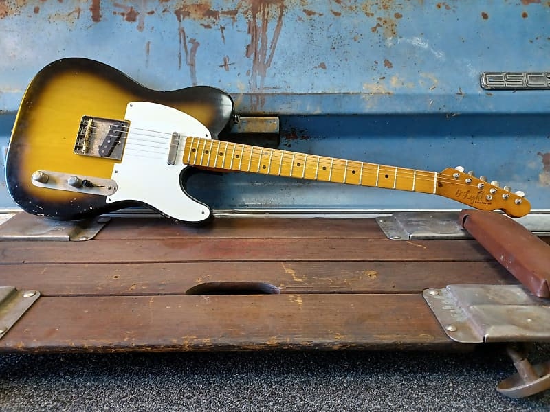 D’light Custom Guitars “cooder-caster” Pine T-style 2023 Tobacco Burst ...