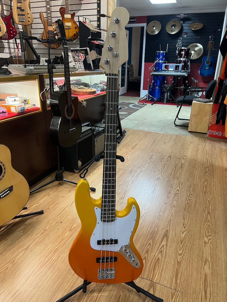 Pickard Prelude 4-string Bass in Tequila Sunrise - Etsy