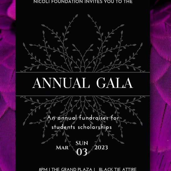 Gala Invitation - Etsy