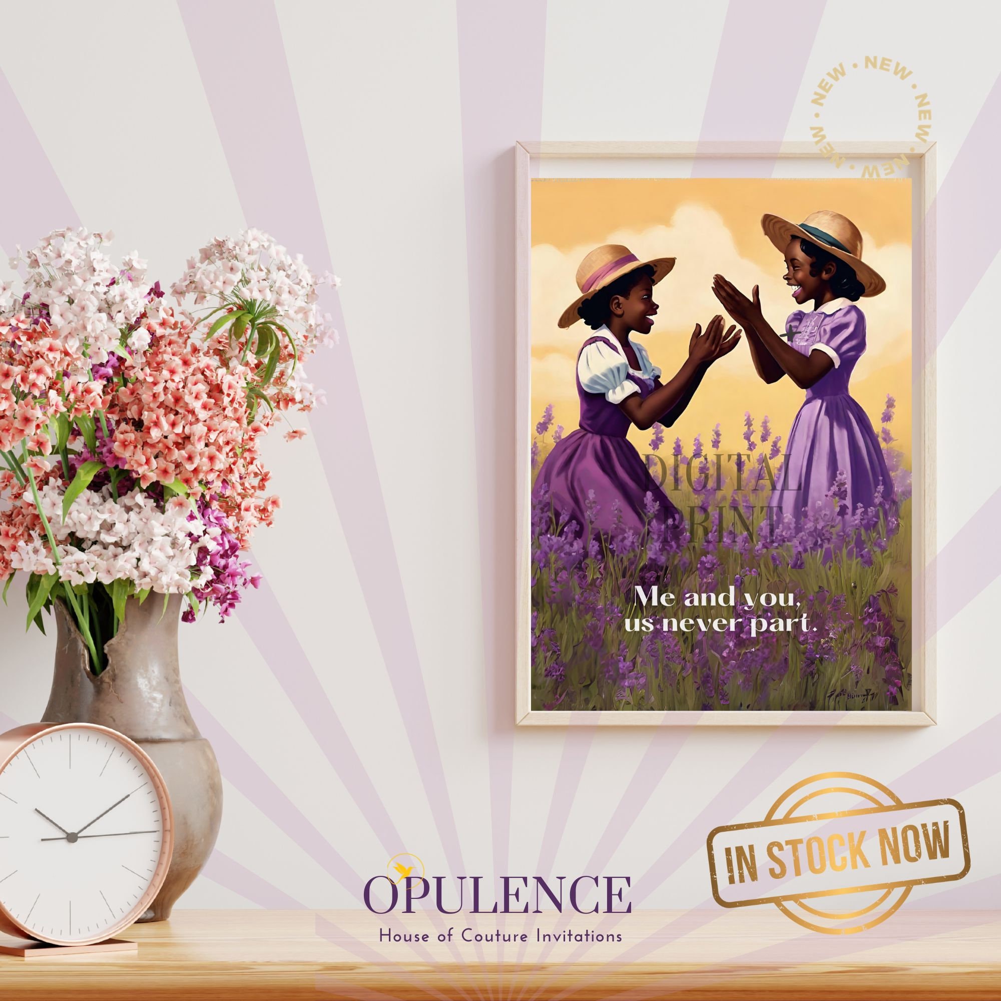 Me and You, Us Never Part. Digital Print Greeting Card Inspired by the ...