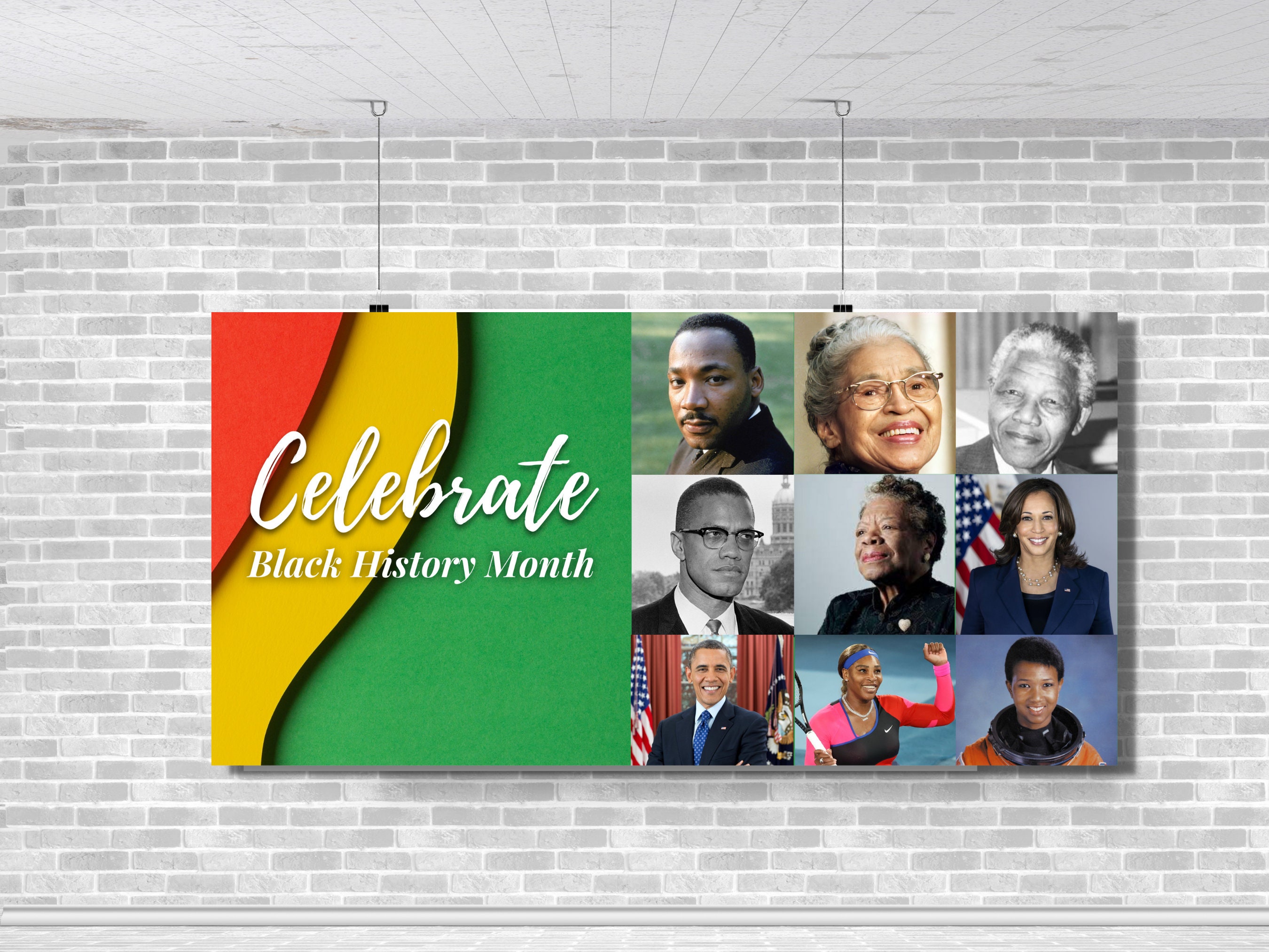 Vinyl Black History Month Banner 4 X 2.5ft. Optional Add Your Logo - Etsy