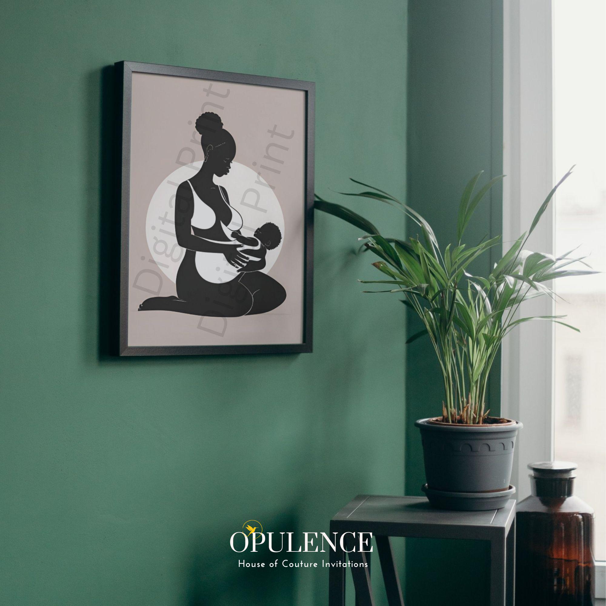 Breastfeeding Art, Breastfeed Printable Art - Etsy