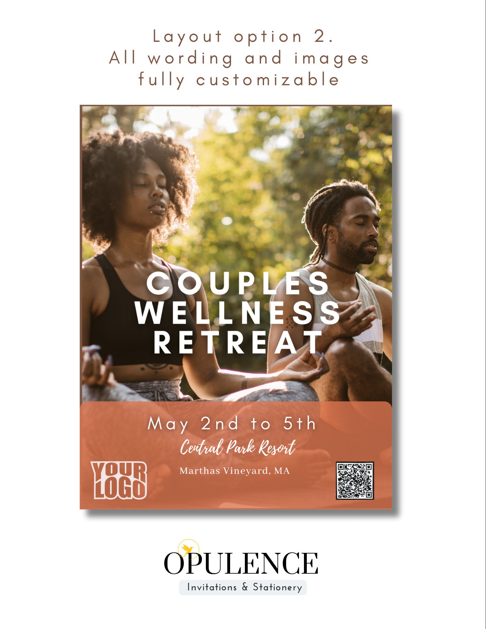 Retreat Flyer Invitation Design | Spa Retreat Event, Yoga Flyer Design ...