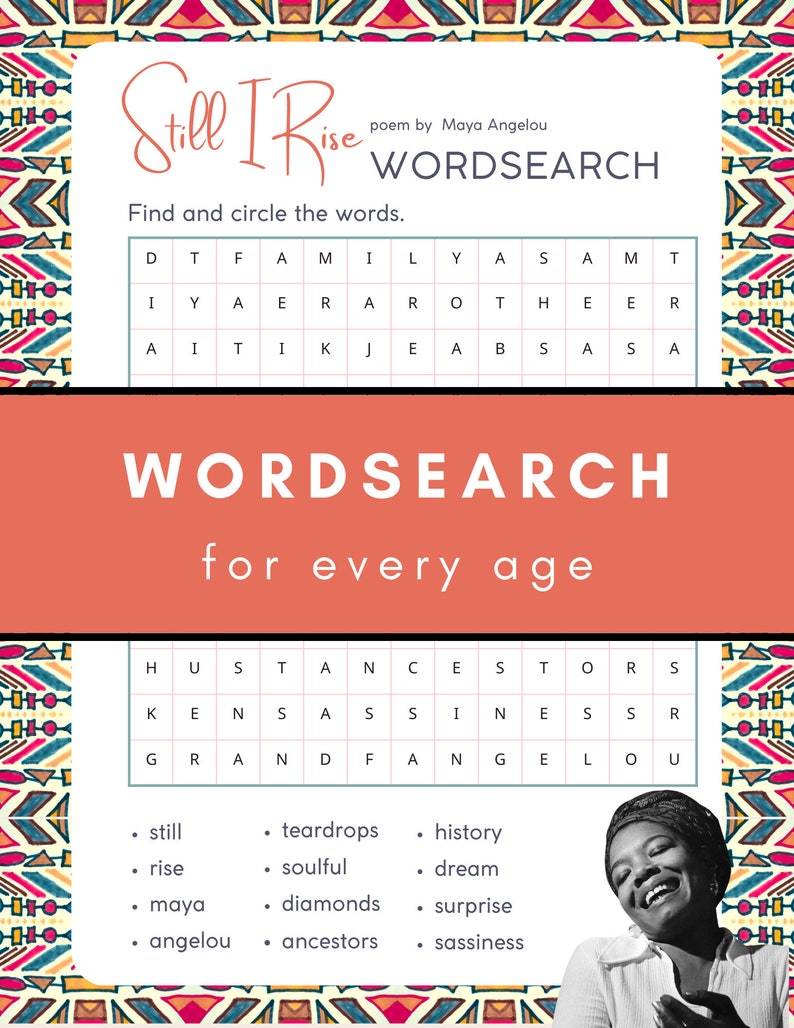 Black History Word Search 25 Puzzle Pack Based on Powerful Black ...