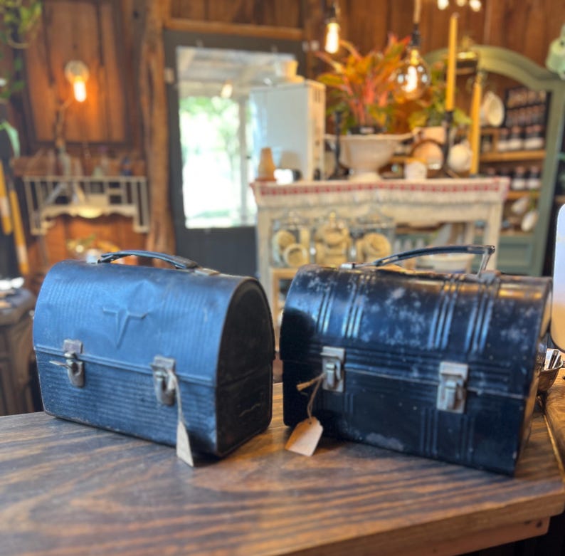 Metal Dome Lunch Boxes - Etsy