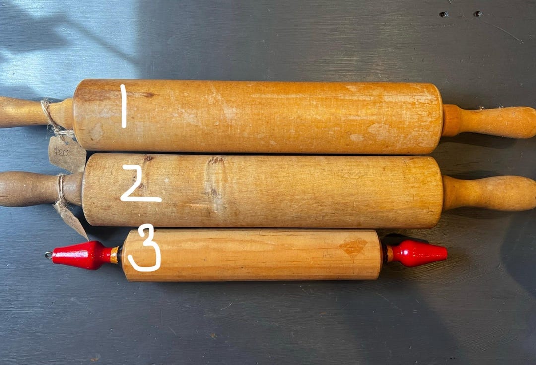 Vintage Wooden Rolling Pins - Etsy