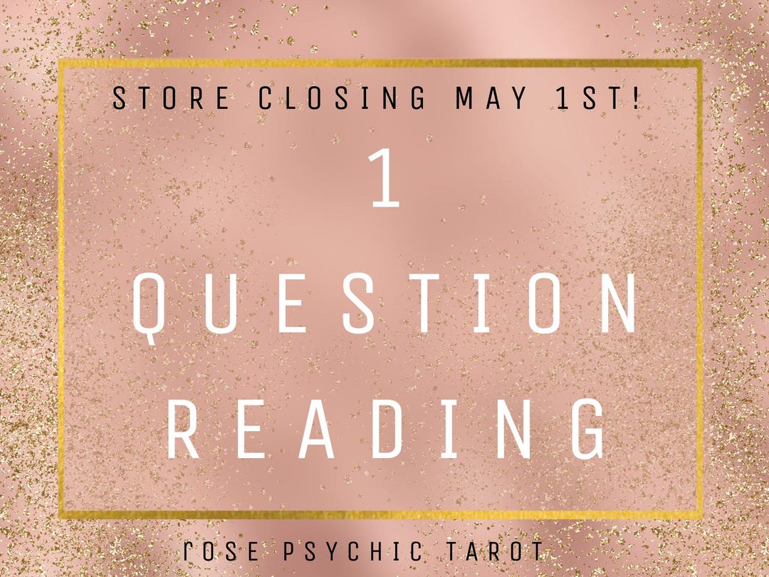 Same Day 1 Question Psychic Tarot Reading by Rose | Ask Anything Love ...