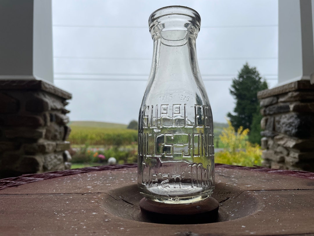 Supplee Wills-jones Clean Milk One Pint Bottle - Etsy