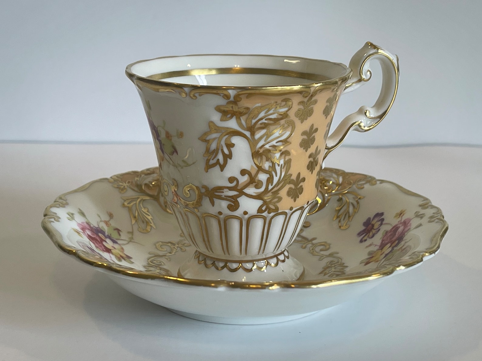 EB Foley Floral Tea Cup and Saucer - Etsy