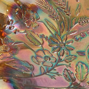 Carnival Glass Good Luck Bowl - Etsy