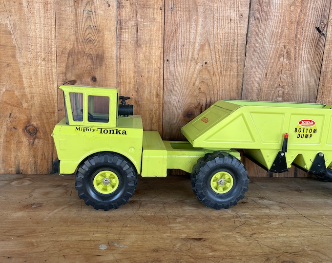 1971 Green Mighty Tonka Bottom Dump Truck - Etsy