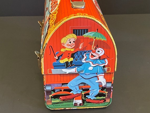 1963 Bozo The Clown Lunch Box and Thermos - Gem