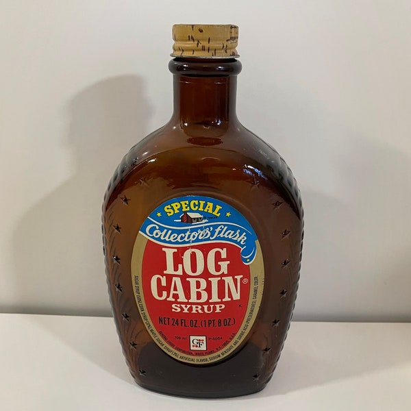 Log Cabin Syrup Tin - Etsy
