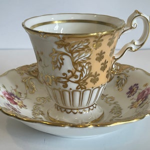EB Foley Floral Tea Cup and Saucer - Etsy
