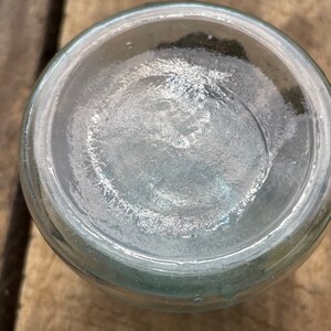 Antique Blue Glass Mucilage Bottle - Etsy