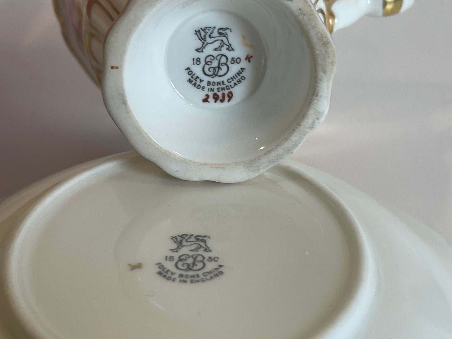 EB Foley Floral Tea Cup and Saucer - Etsy