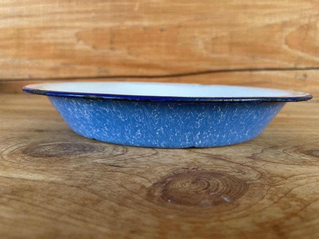 Vintage/antique Graniteware Pie Pan - Etsy