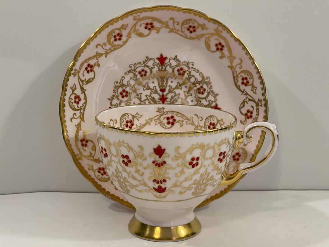 Tuscan Fine Bone China Tea Cup and Saucer - Etsy